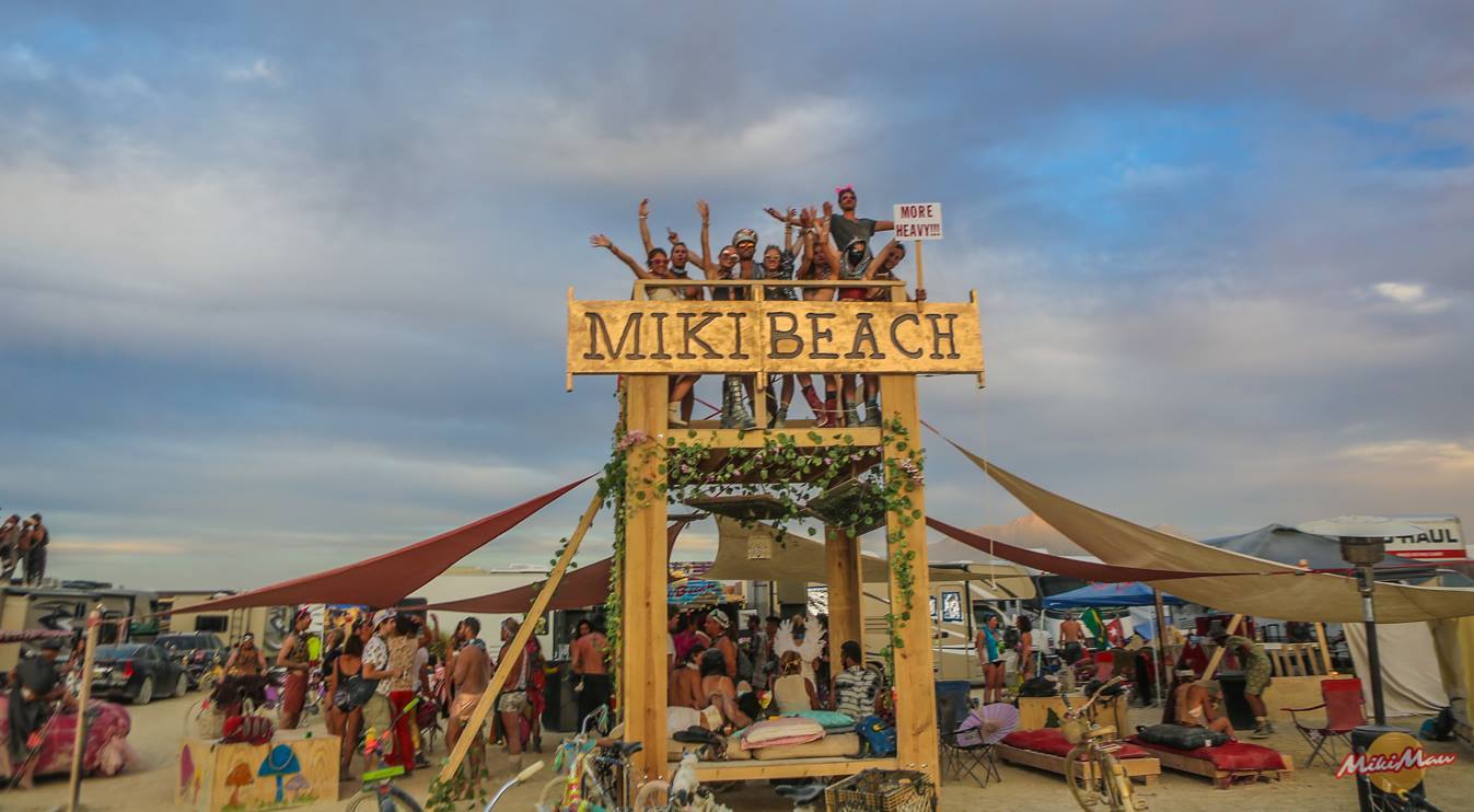 Meet Miki Beach Camp in Burning Man - Electronic Groove