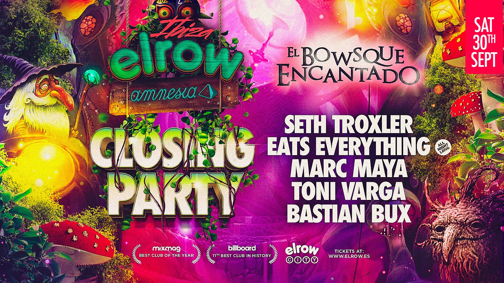 Elrow announce Ibiza closing party lineup - Electronic Groove