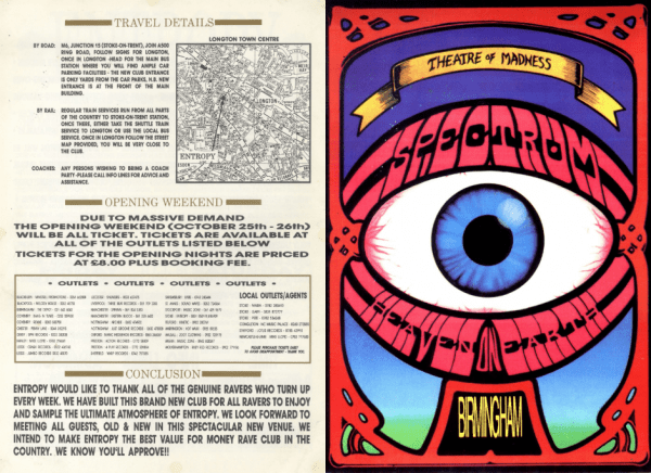 'Flying Over England', a collection of 90's rave flyers - Electronic Groove