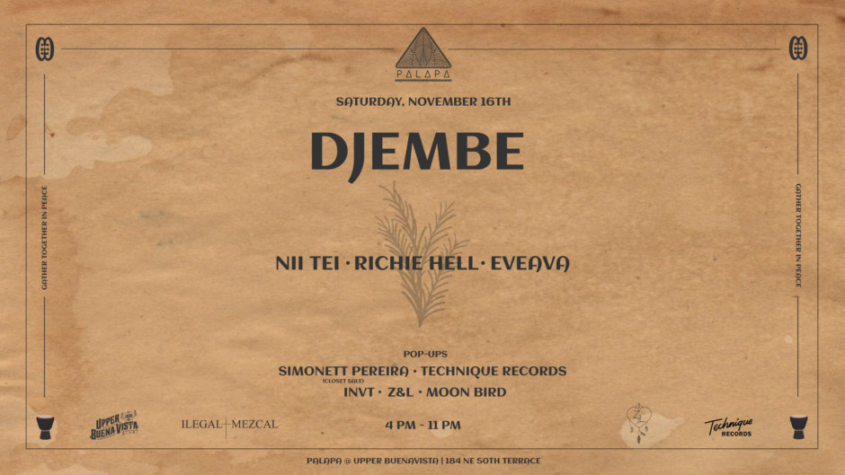 Nii Tei and Eveava present 'Djembe' - Electronic Groove