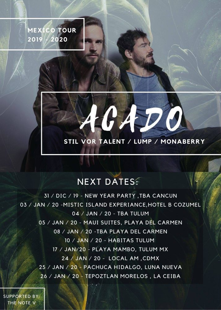 Acado: "New influences can be quite inspiring" - Electronic Groove