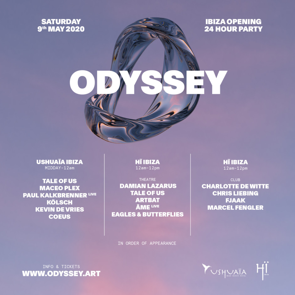 ODYSSEY reveals lineup for opening party '20 - Electronic Groove