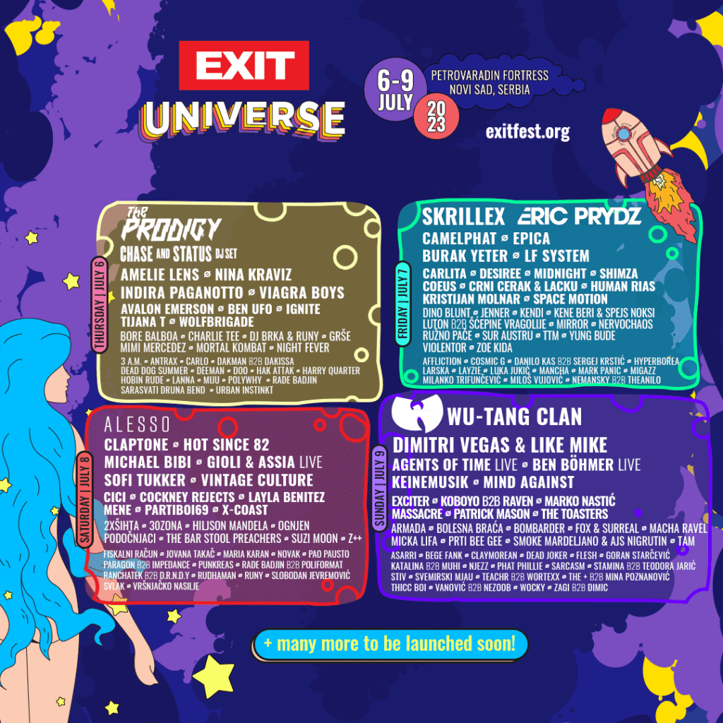 EXIT Festival announces lineup for Dance Arena, NSNS, & Urban Bug ...