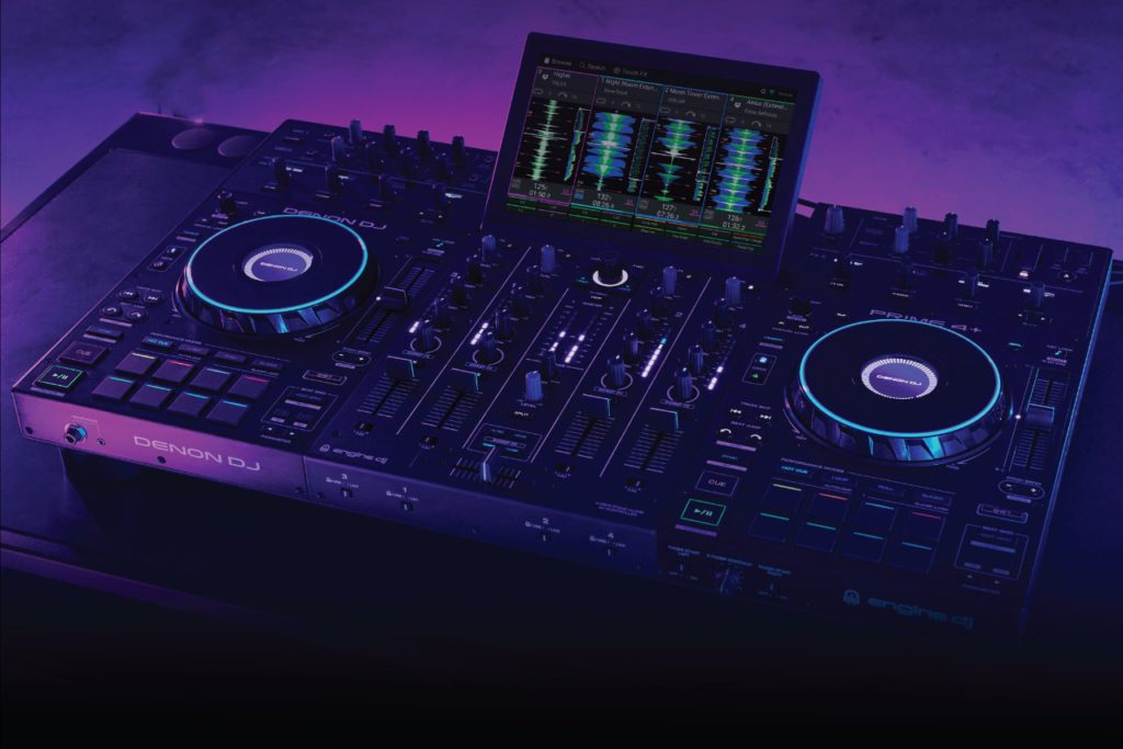 Denon DJ introduces Prime 4+ controller with stem separation technology ...