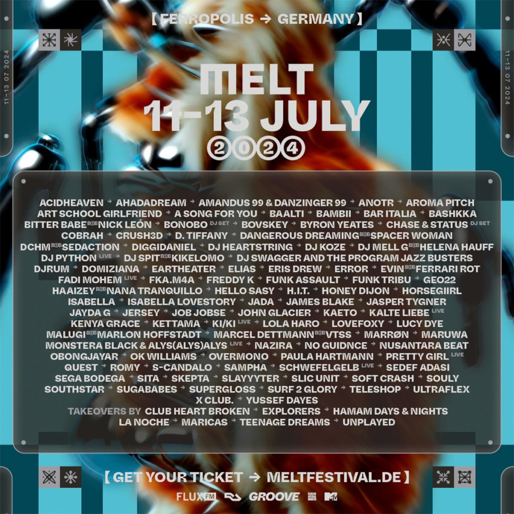 MELT festival reveals its 2024 lineup with Bonobo, DJ Koze, and more - Electronic Groove