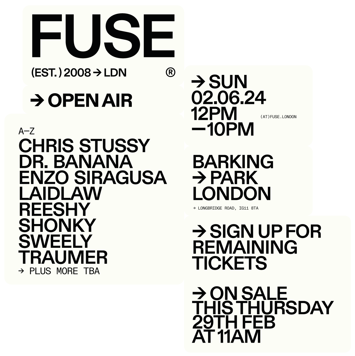 FUSE prepares to celebrate Bank holiday in London - Electronic Groove