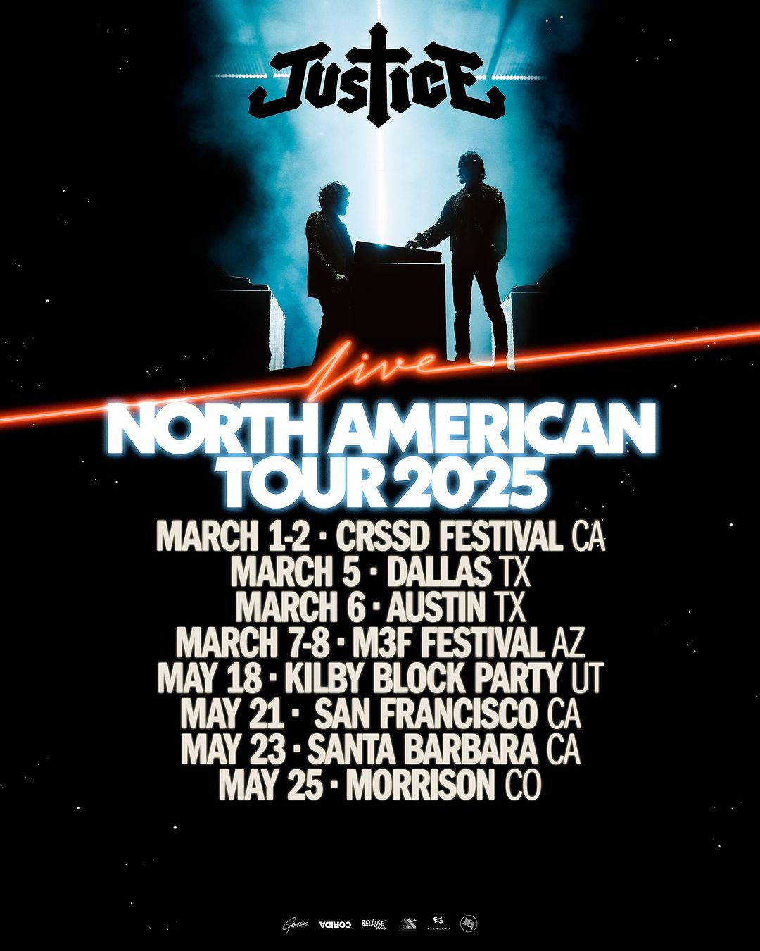 Justice announces 10-city North American tour for 2025 - Electronic Groove