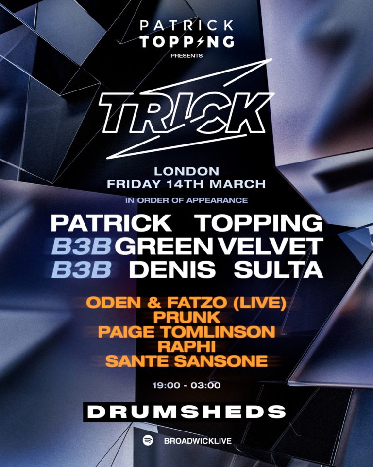 Patrick Topping's Trick takes over London's Drumsheds - Electronic Groove
