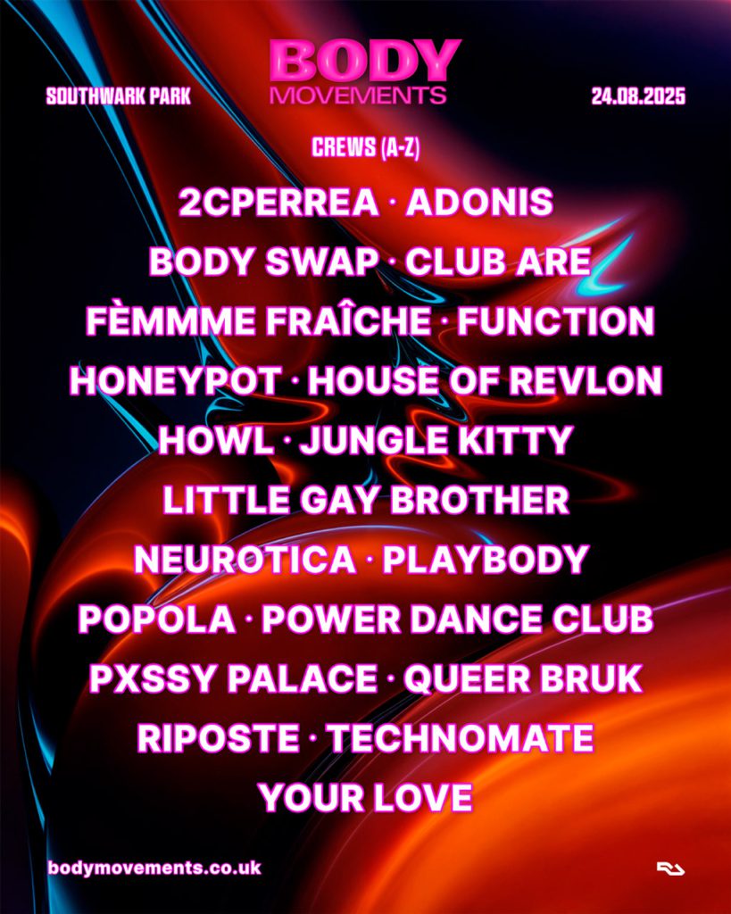 Body Movements Festival returns to South London for 2025 edition ...