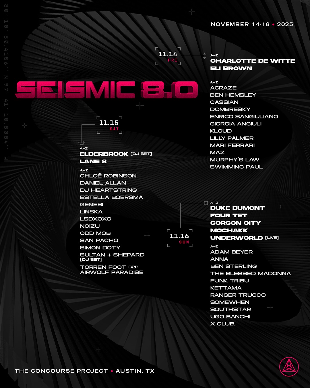 Seismic Dance Event reveals lineup with Four Tet, Charlotte de Witte ...