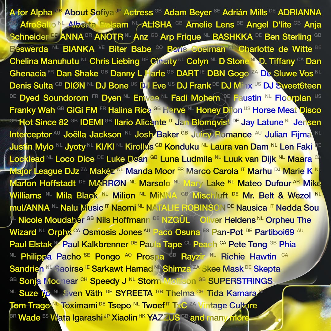 ADE 2025 locks full lineup with 3,300+ artists - Electronic Groove