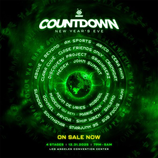 Insomniac reveals Countdown NYE 2025 lineup - Electronic Groove