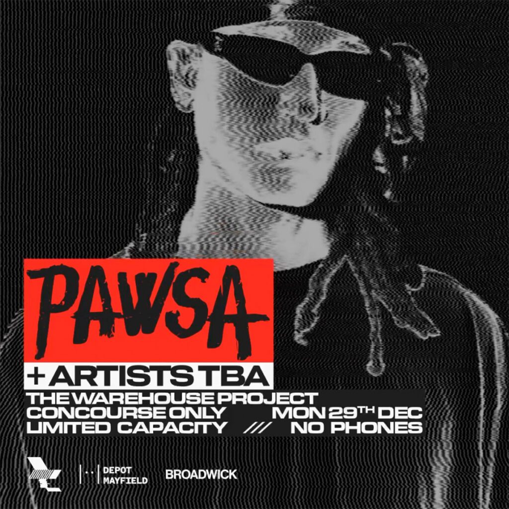 PAWSA returns to Manchester for The Warehouse Project event ...