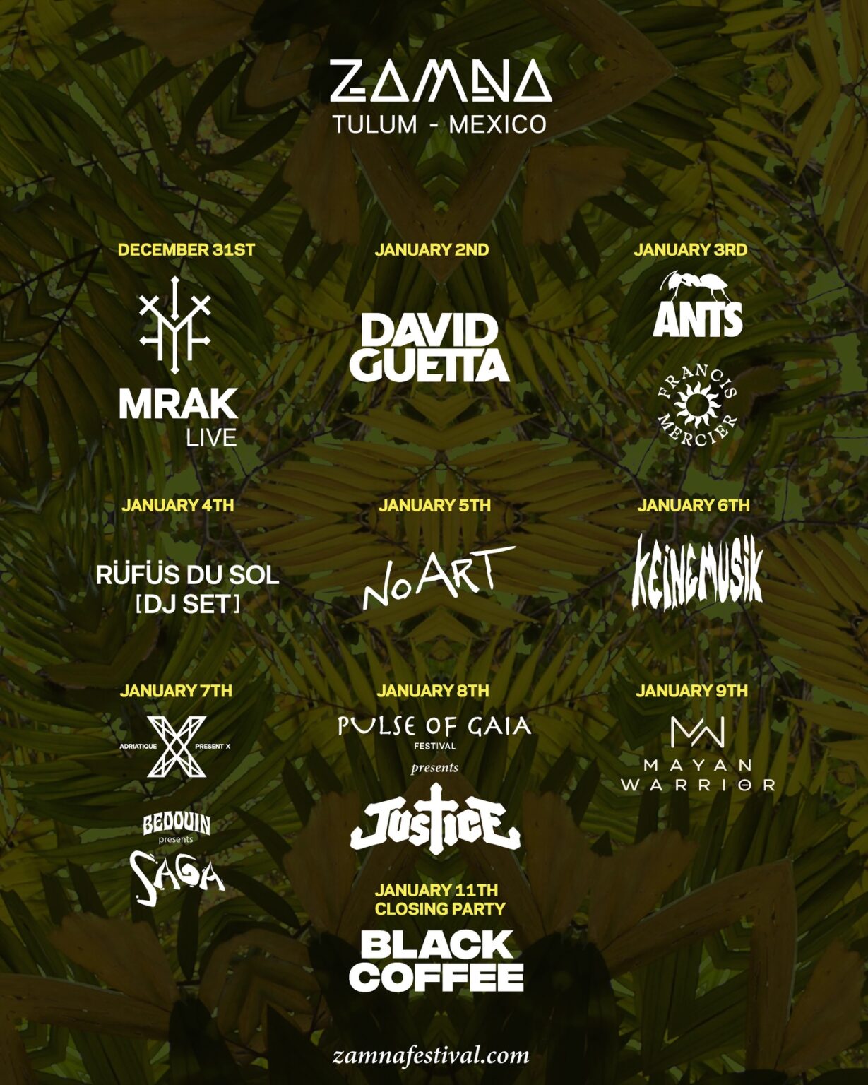 Zamna Festival returns to Tulum for its 2026 edition - Electronic Groove
