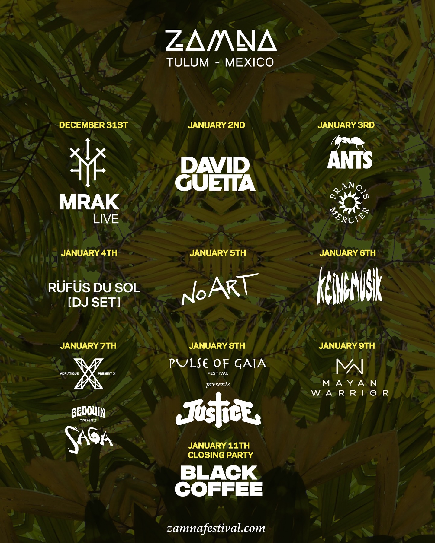 Zamna Festival returns to Tulum for its 2026 edition - Electronic Groove