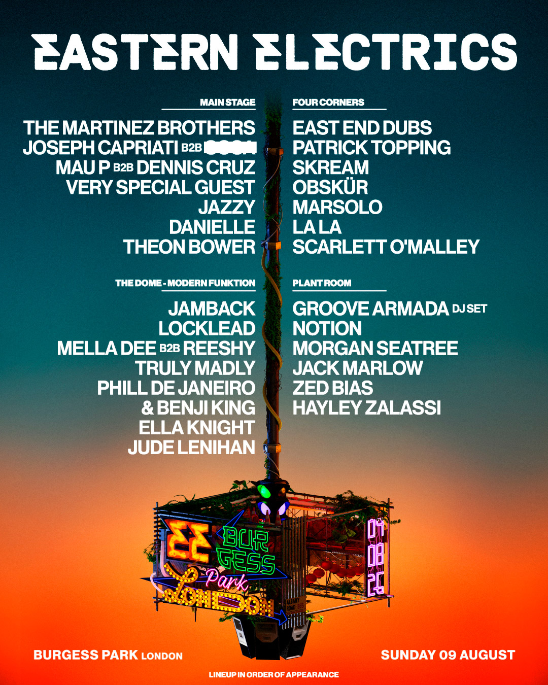 Eastern Electrics Festival announces 2026 comeback in Central London ...