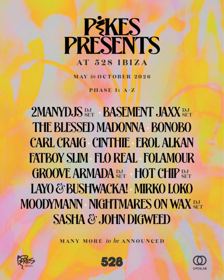 Pikes Presents announces 2026 Ibiza residency lineup