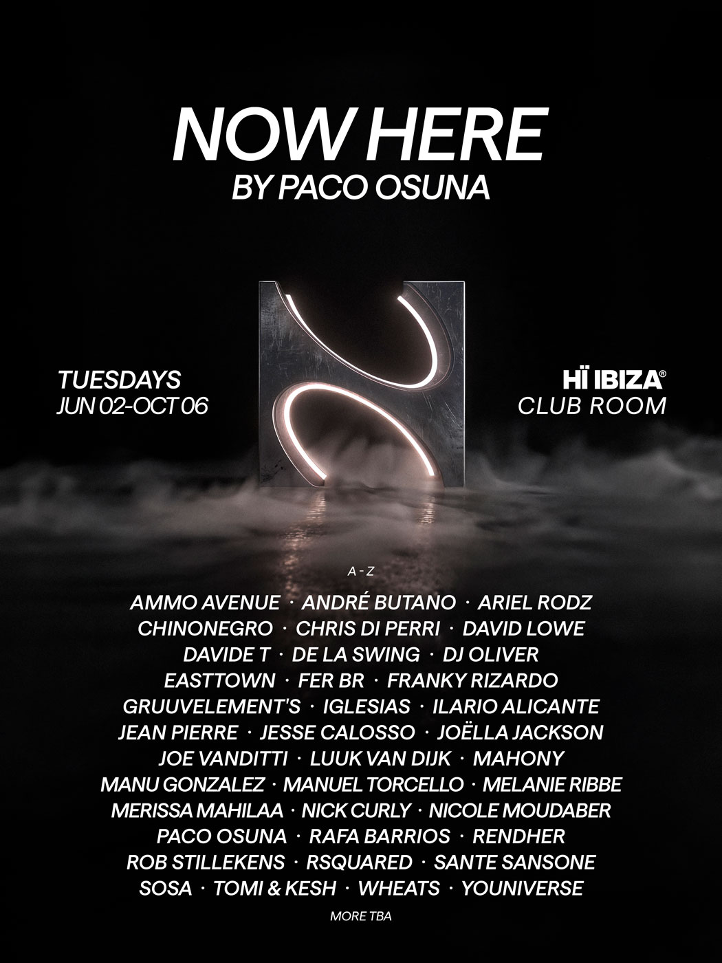 Paco Osuna unveils NOW HERE 2026 lineup at Hï Ibiza